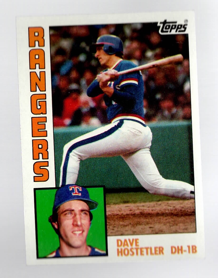 1984 Topps #62 Dave Hostetler NM/Mint | eBay