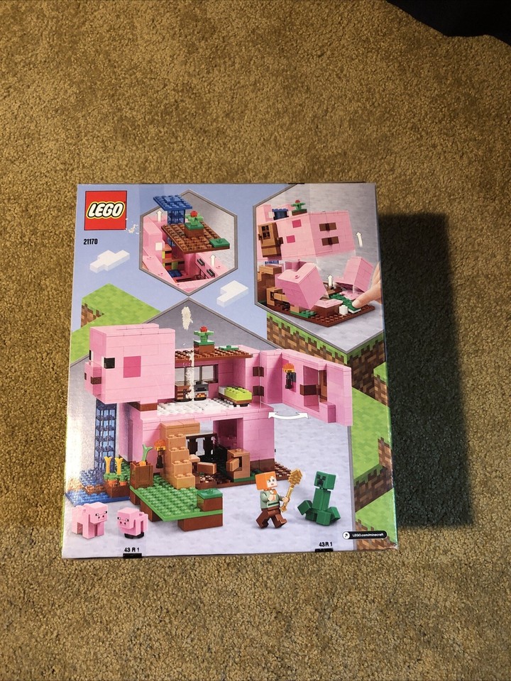 LEGO Minecraft: The Pig House (21170) Brand New Sealed CIB 673419340656 ...