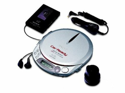 Sony ATRAC/MP3 Walkman - Portable CD Player with Car Kit - Silver (D ...