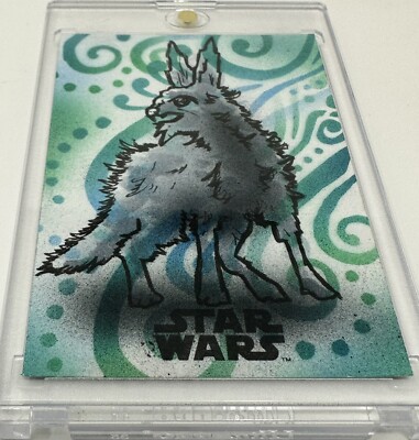 2018 Topps Star Wars: The Last Jedi VULPTEX Sketch Card by Gavin ...