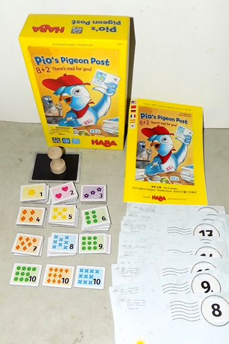 Pio's Pigeon Post Board Game Fun Addition Math Game Educational VG ...