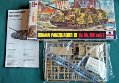1/72 ESCI German WWII Panzerjaeger IV Sd. Kfz 162 aust F MOS complete ...