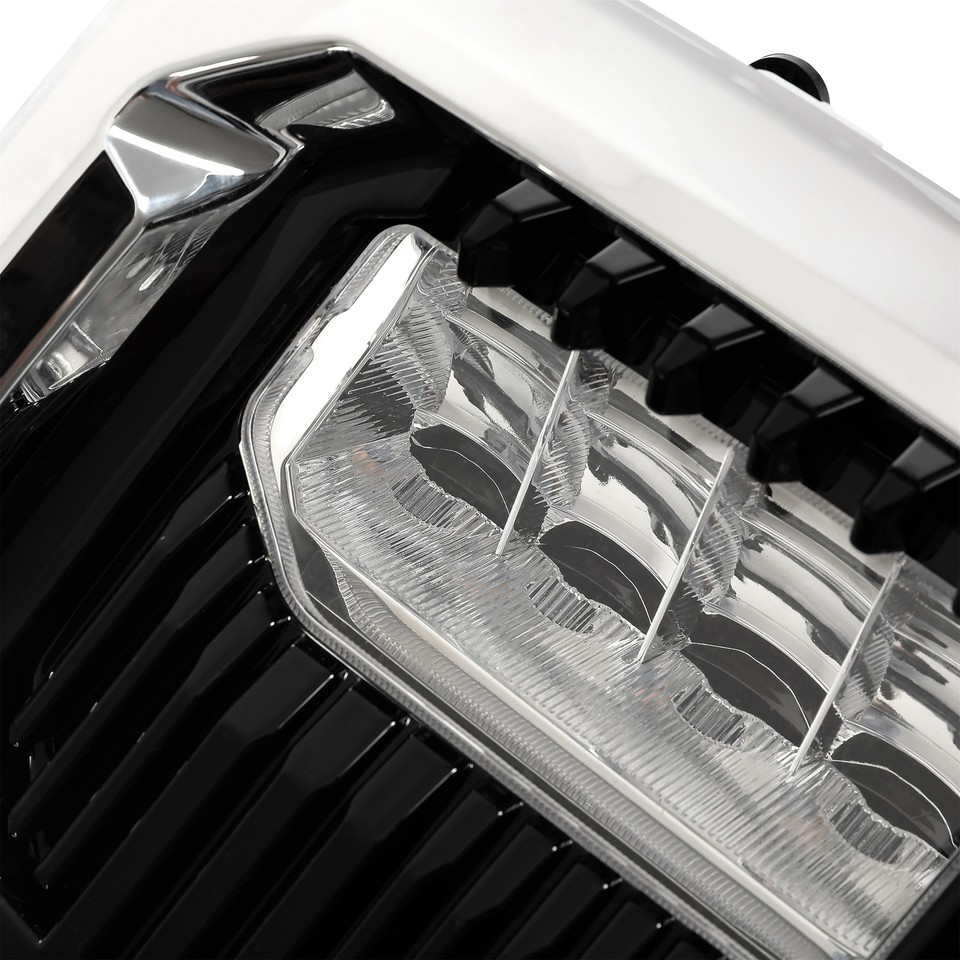 Fog Lights Lamp LED W/Chrome Bezels For GMC Sierra 1500 Denali 2019 ...