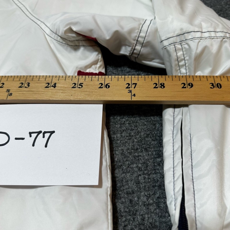 Weather Tamer Reversible Jacket Womens Extra Large Ivory Hooded Full ...