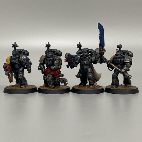 4 DEATHWATCH VETERAN SPACE MARINES WARHAMMER 40K 40,000 FIRSTBORN ...