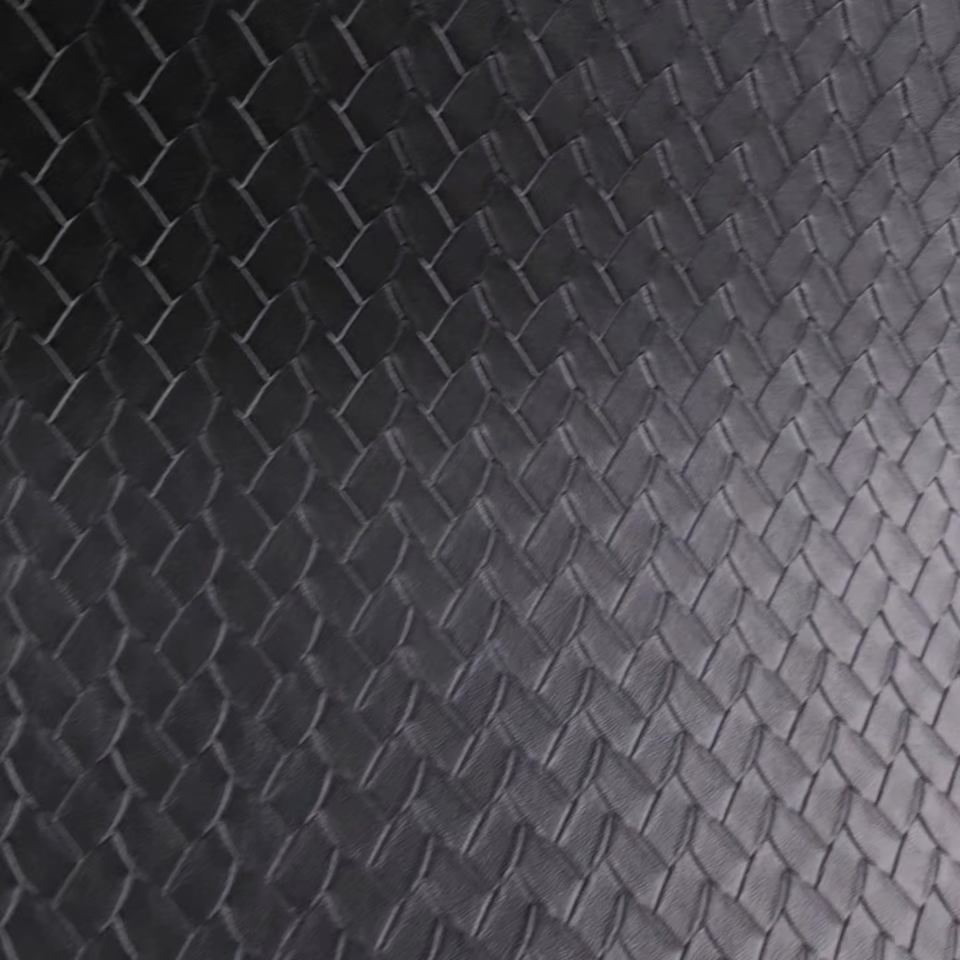 Woven Embossed Black Vinyl Fabric 54" by the Yard Upholstery Faux ...