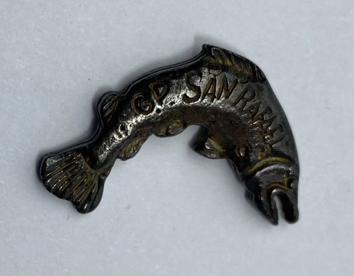 Vtg GP San Rafael Fish Fishing Lapel Pin (Z16) | eBay