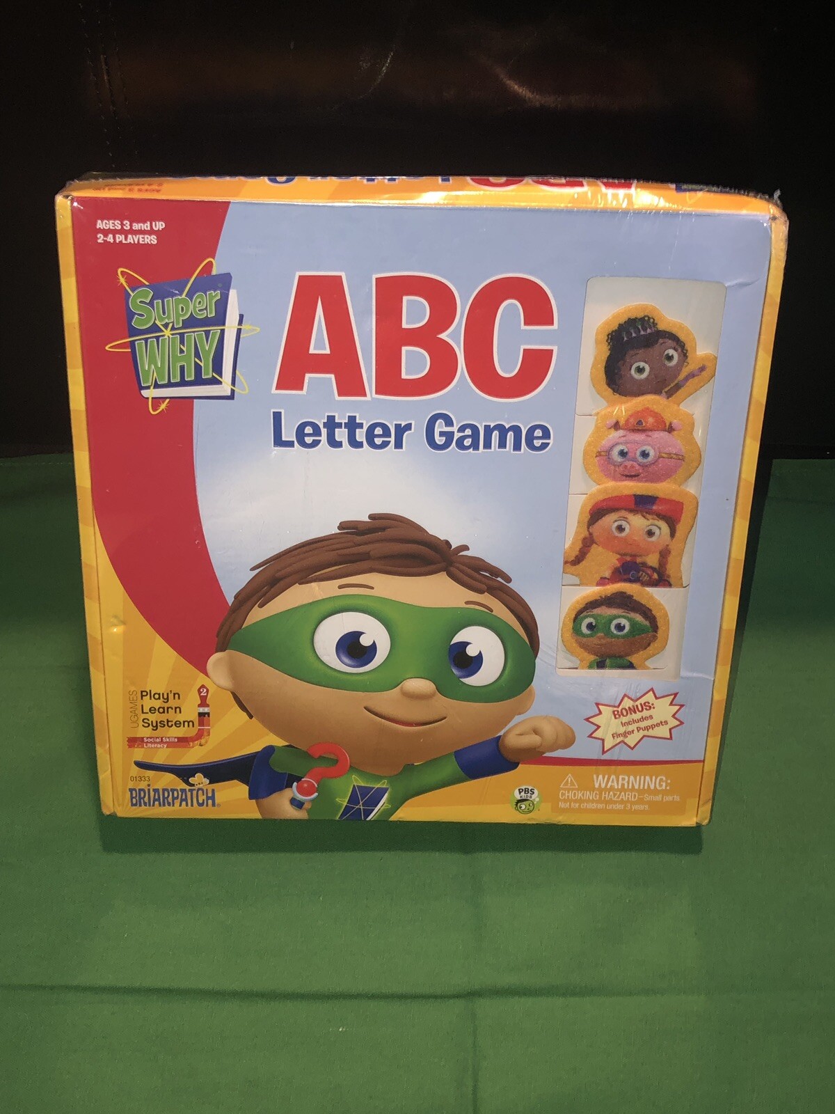Super Why ABC Alphabet Letter Game Bonus Includes Finger Puppets MIB ...