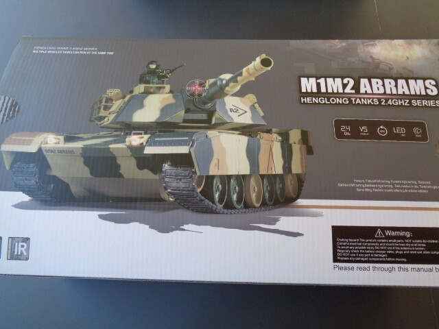 RC Panzer "U.S. Abrams M1A2 " 1:24 Mod "816" Schuss Sound + IR-Battle ...