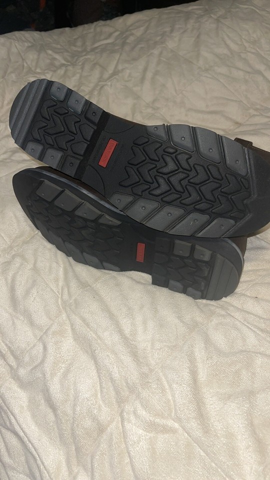 Wolverine W04727 Men's Brown Leather Work Western Boots - Size 13 Extra ...