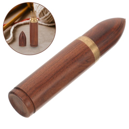 Wooden Needle Storage Tube Knitting Cases Sewing | eBay