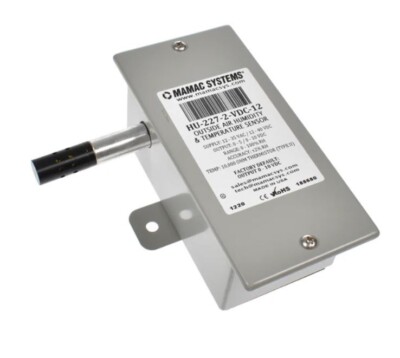 MAMAC Systems HU-227-2-VDC-17 HVAC Sensor for Outside Air Humidity ...