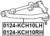 Right Upper Front Arm For Toyota 48066-29045, 48066-29105, 48066-29115 ...