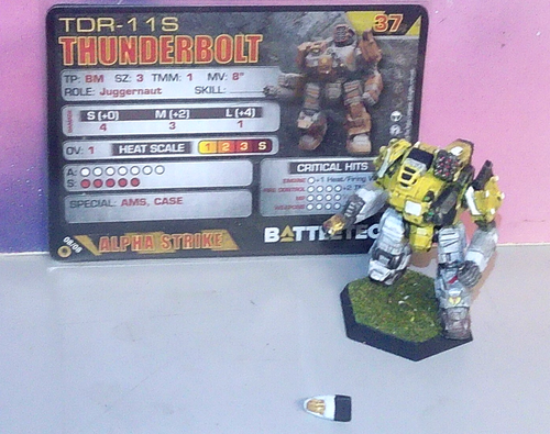 BATTLETECH THUNDERBOLT MECH [DAVION DAWN GUARD] (CATALYST, PLASTIC ...