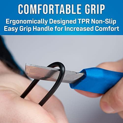 Jonard KN-7 Ergonomic Cable Splicing Knife with Thermoplastic Rubber ...