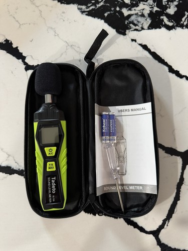 Decibel Meter, Tadeto Digital Sound Level Meter Portable SPL Meter 30dB ...