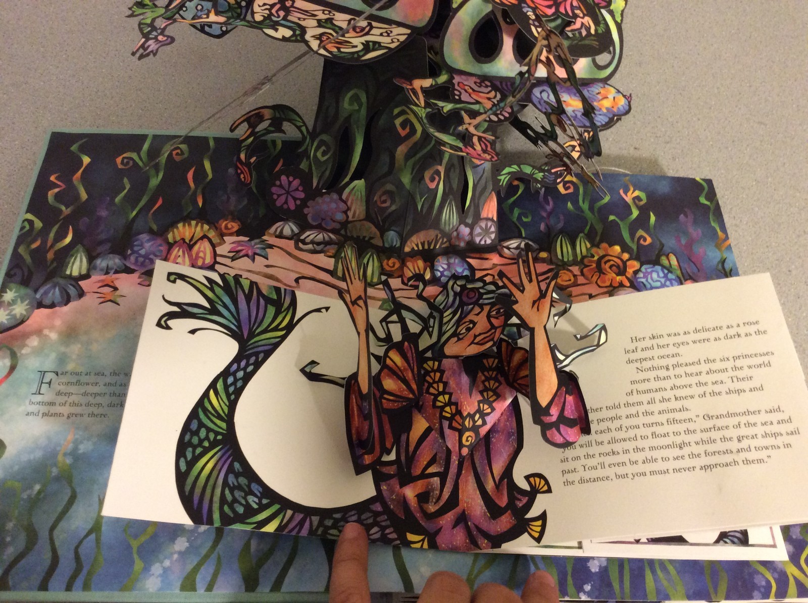 Rare Limited Edition The Little Mermaid Pop Up Book Signed Robert ...