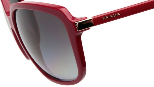 PRADA SPR 10V 58-17 2AU-8C1 130 3N Brown Black SUNGLASSES Italy W/Pouch ...