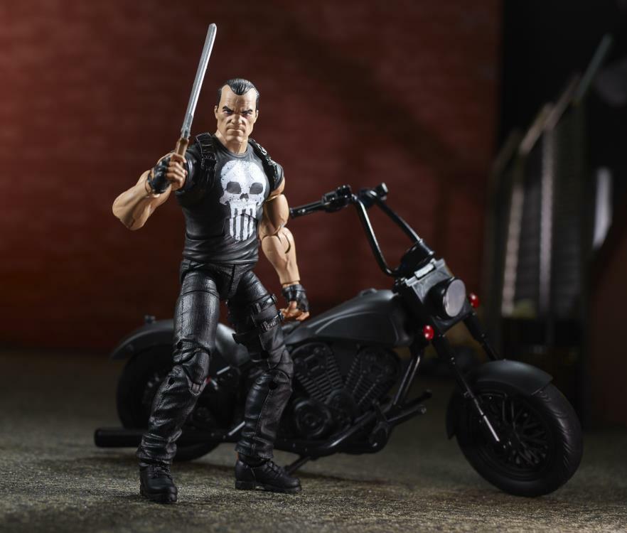 Marvel Legends ~ PUNISHER w/MOTORCYCLE DELUXE ACTION FIGURE SET ...