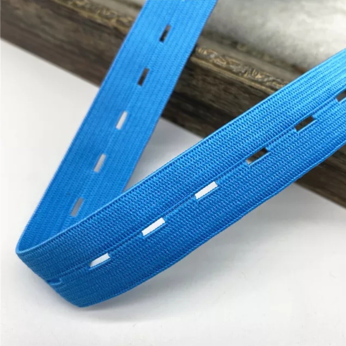 1 m Lochgummi 20mm 22 Farbe Gummi Gummiband Gummilitze Gummizug ...