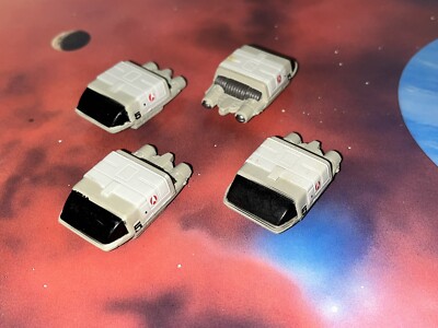 Star Trek Micro Machines Lot X4 Federation Space Dock Shuttle Space ...