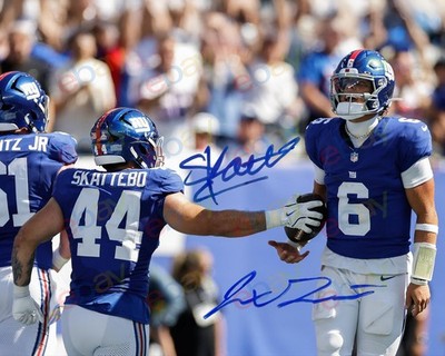 Cam Skattebo & Jaxson Dart Autographed 8x10 Photo Reprint Signature | eBay