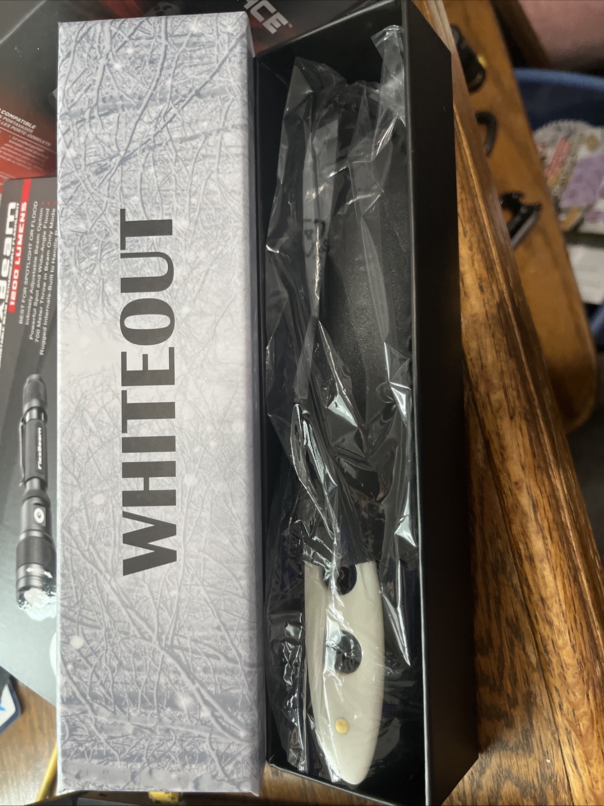 Whiteout Knives, Limited Edition By Russ Kommer 3.75 inch blade , 8 ...