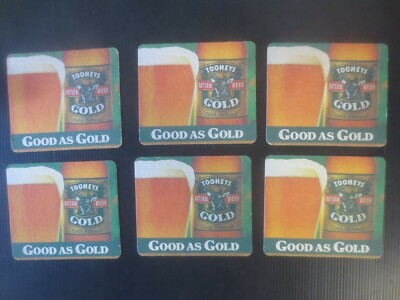 6 x TOOHEYS Brewery " GOLD " 1993 Issued BEER COASTERS | eBay Australia