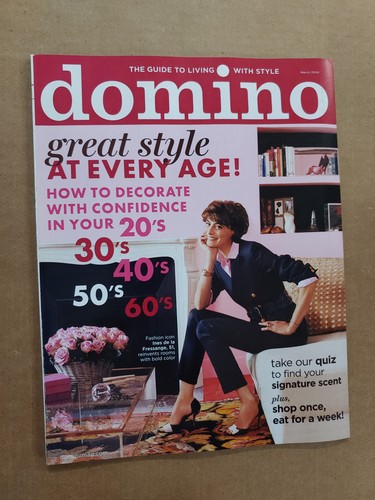 domino magazine single issue March 2009 great style at every M436 | eBay