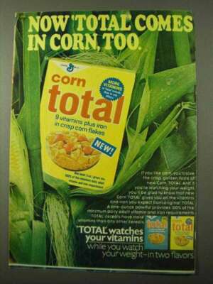 1971 General Mills Corn Total Cereal Ad | eBay