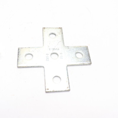 B-Line 5-Hole Cross Plate Zinc Plated 1/2" B132 | eBay
