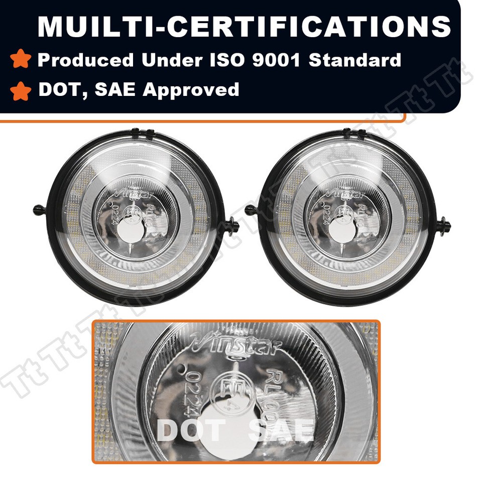 For Mini Cooper R55 R56 R57 R58 R59 R60 R61 White Led DRL Driving Fog ...