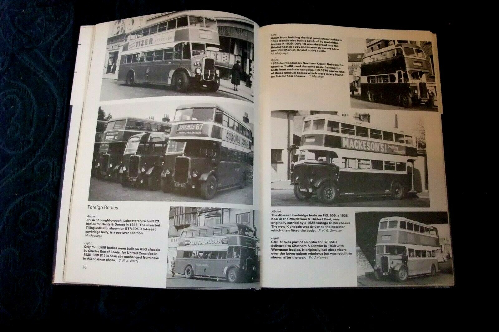 Bristol K-Type Bus Monographs 4 Geoff Green 1984 Ian Allan hardcover ...