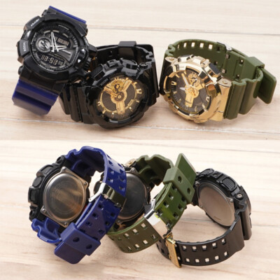 For Casio G-Shock G Shock GA700VB-1A GA-100/110/120 Silicone Watch Band ...