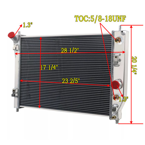 4 Row Radiator+Shroud Fan For 2005-2013 2009 Chevrolet Corvette C6 SSR ...