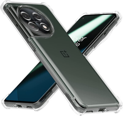 For OnePlus 11 Case, Clear Silicone Slim Shockproof Gel Phone Cover | eBay