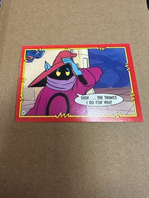 MOTU He-man card ORKO Rookie Card NM Vending Fresh Masters of the ...