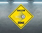 *Aluminum* Soccer Zone Funny Metal Novelty Sign 12"x12" | eBay