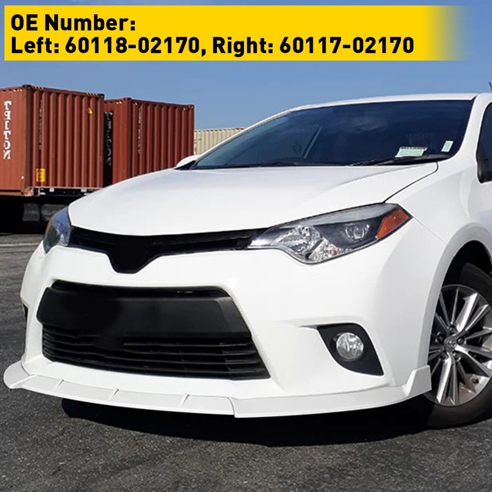 LH & RH Car Side Mirror Corner Triangle Cover Trim For Toyota Corolla ...