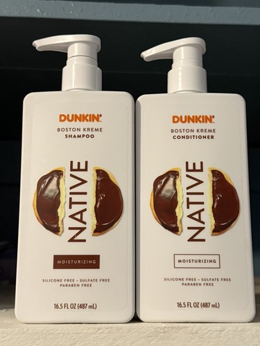 Lot of 2 NEW LTD EDITION Native 🍩 DUNKIN BOSTON KREME 🍩 Shampoo ...