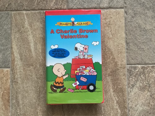 Peanuts Classic: A Charlie Brown Valentine 2003 Promotional VHS, HTF ...