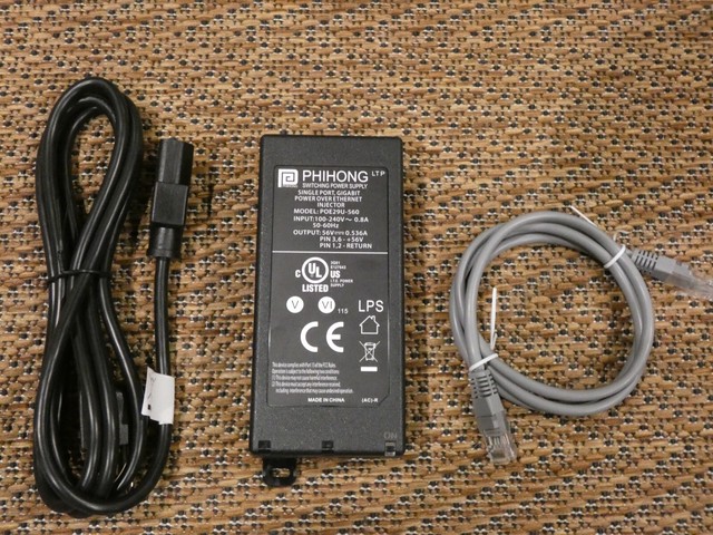 Phihong Poe29u-560 56v Gigabit Poe Power Over Ethernet Injector 1.c1 ...