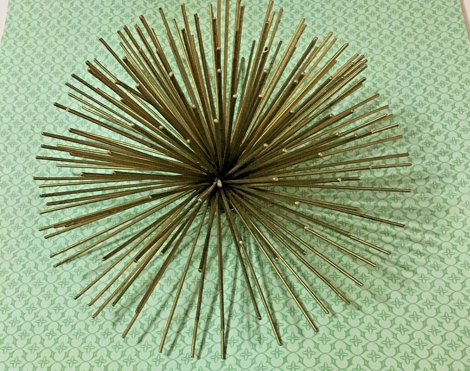 TWO's COMPANY Wall Art Statement Spikes Decor Industrial 7" wide X 4 ...