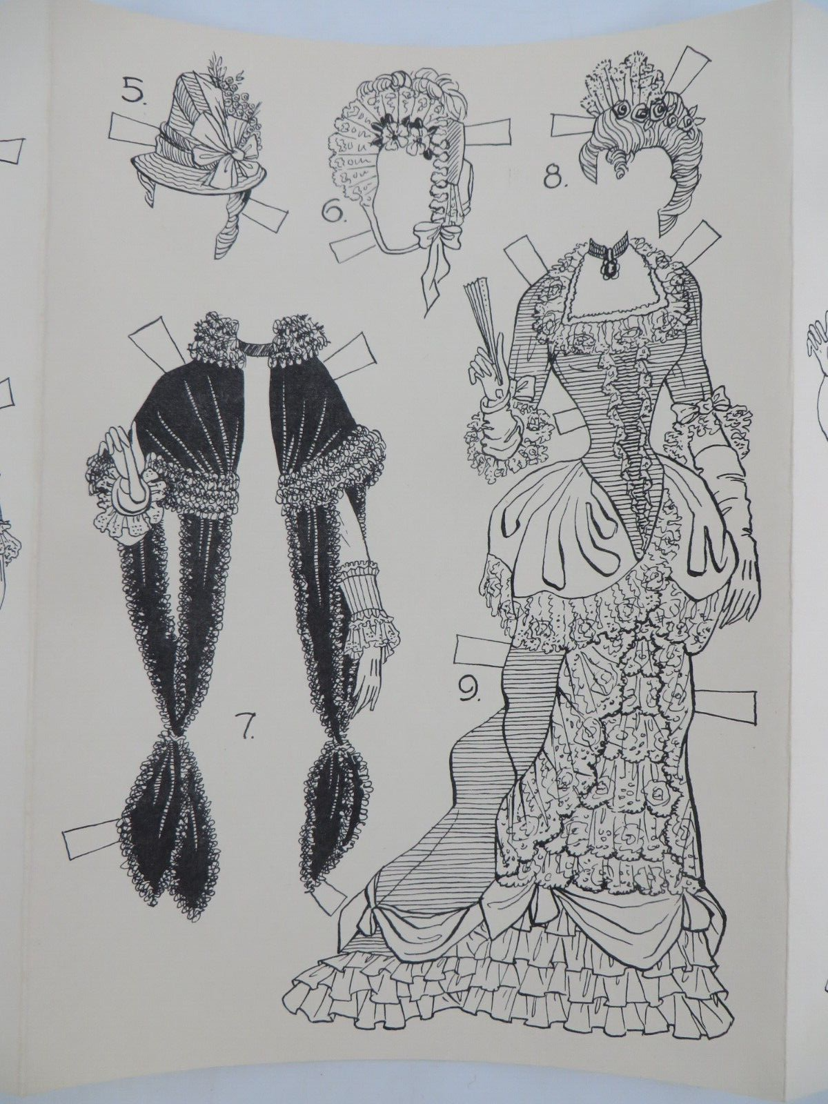 Vintage LUELLA HART Paper Dolls JEANETTE Period 1880-1890 E. Elsocht ...