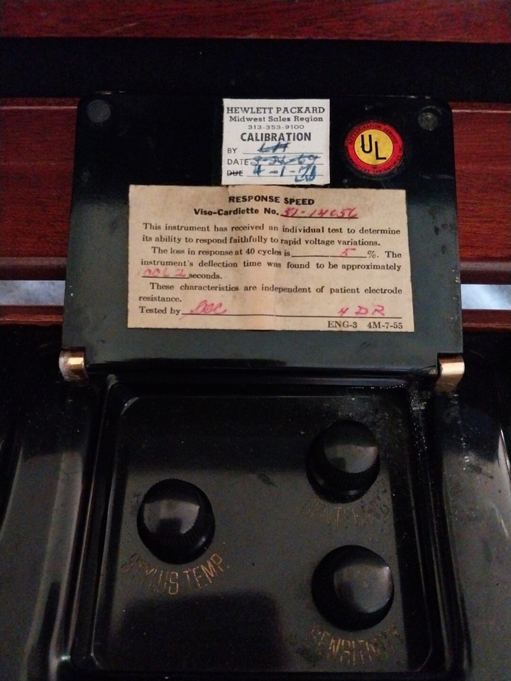 Antique Medical Sanborn Portable EKG Machine With Interesting History ...