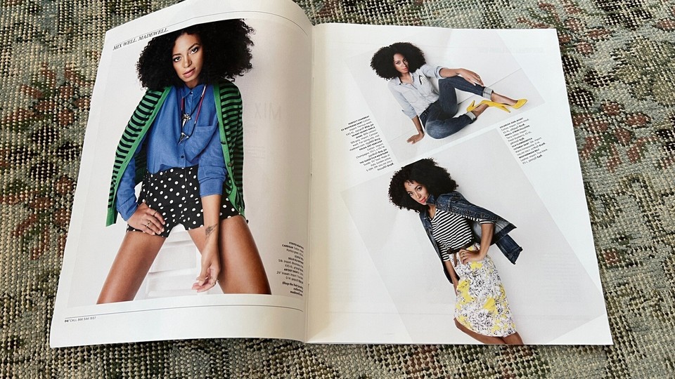MADEWELL Fashion CATALOG 2012 Solange Knowles & insert Fall Clothing | eBay