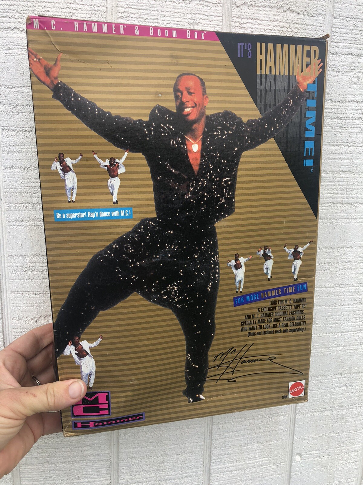 1991 Barbie MC Hammer Mattel Doll NRFB Gold & Purple Outfits 1089 for ...