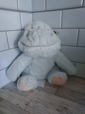 Huggable Friends And Throw Blue Hippo Stuffed Toy ,Silver One,Hippo ...