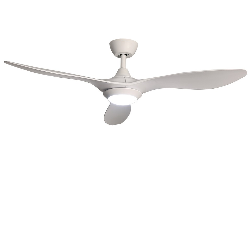 42", 52" Remote Control Ceiling Fan With LED Light Adjustable Wind ...