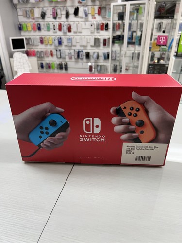Nintendo Switch 32GB Handheld Console - Neon Red/Neon Blue 45496883775 ...